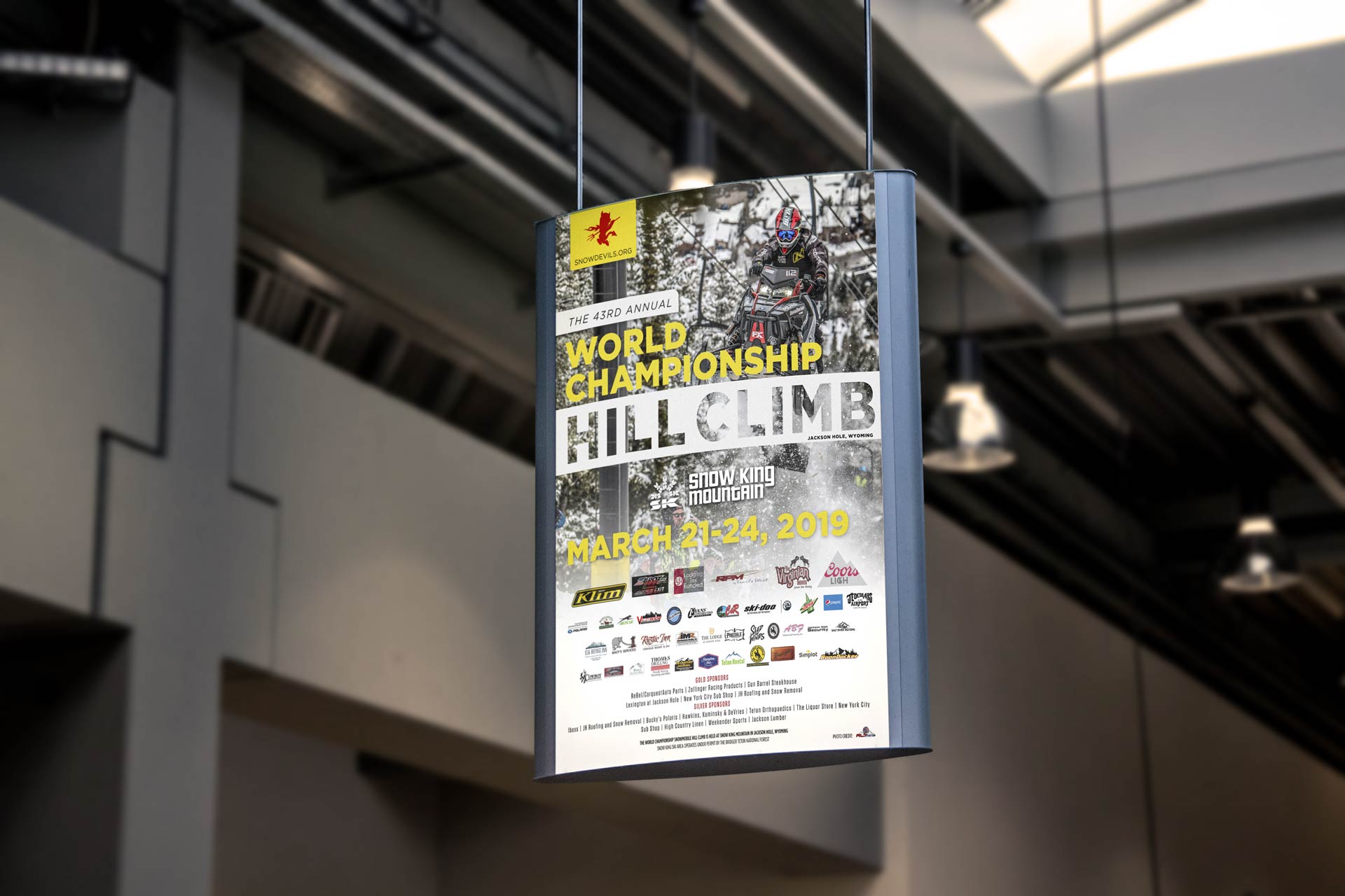 2019 World Championship Snowmobile Hill Climb - Gliffen Digital Agency